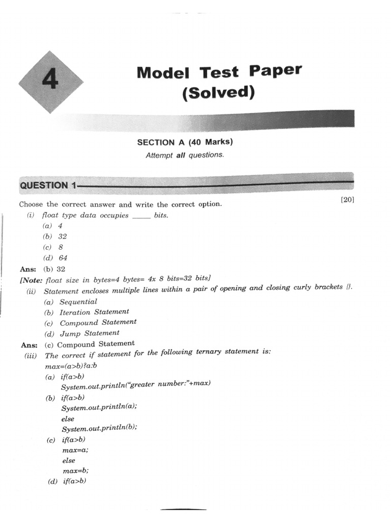 Class 10 Computer Solved 4-7 | PDF