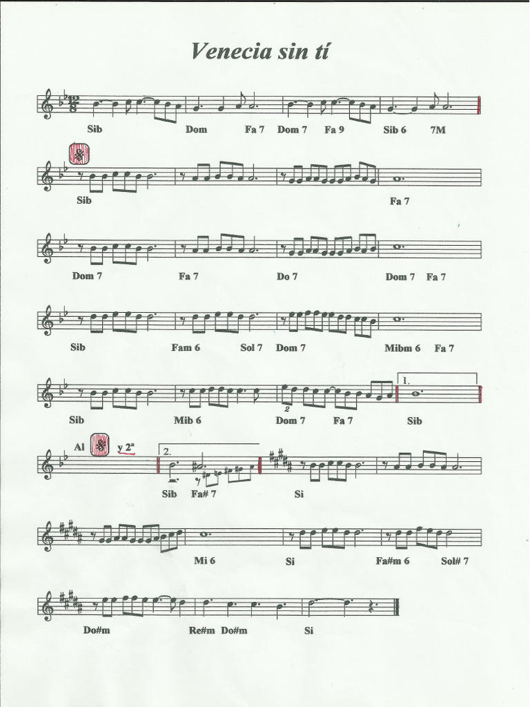 Venecia Sin Ti | PDF