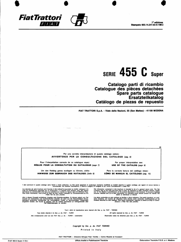 455c Manual de Peças | PDF