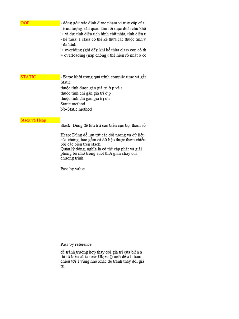 Ly Thuyet Java | PDF