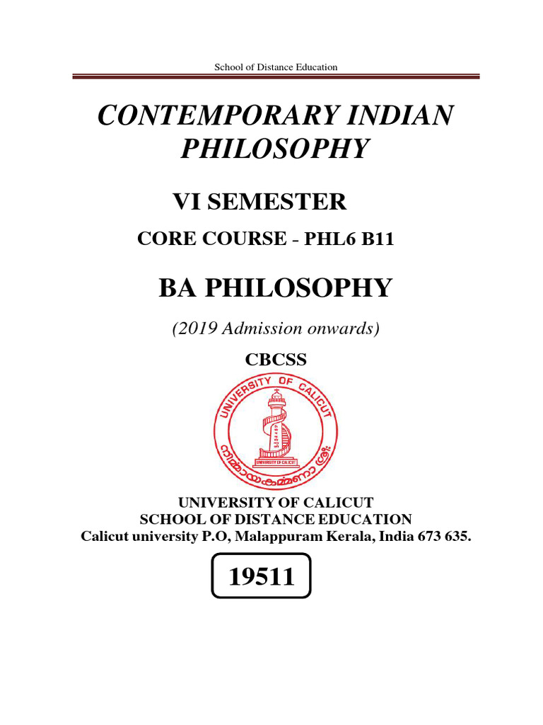 SLM - Philo - Contemporary Inidan Philosophy | PDF | Sri Aurobindo | Yoga