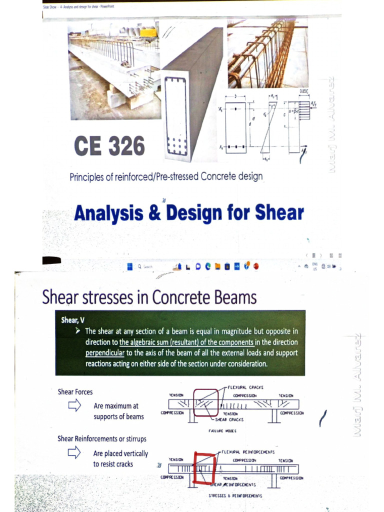 Analysis and Design For Shear | PDF
