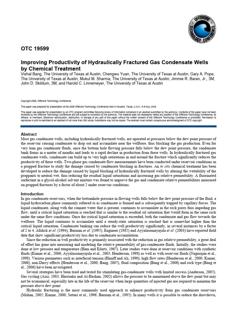 Improving Productivity of Hydraulically Frantured Gas Condensate Wells ...