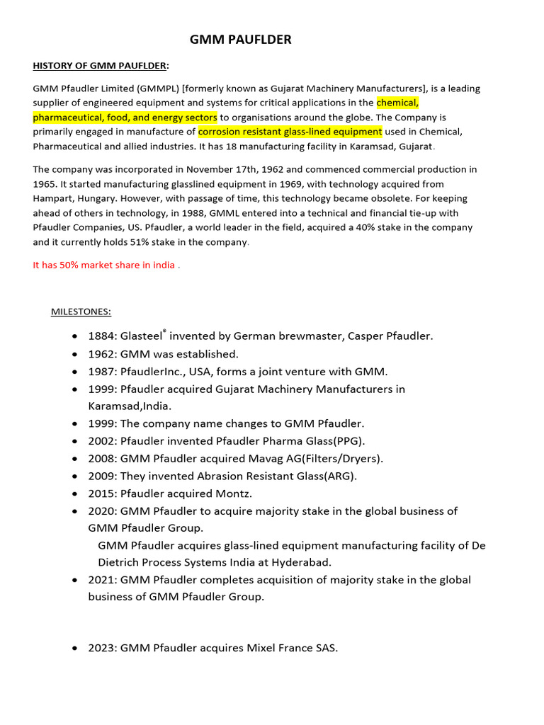 GMM Pauflder | PDF | Steel | Oil Refinery