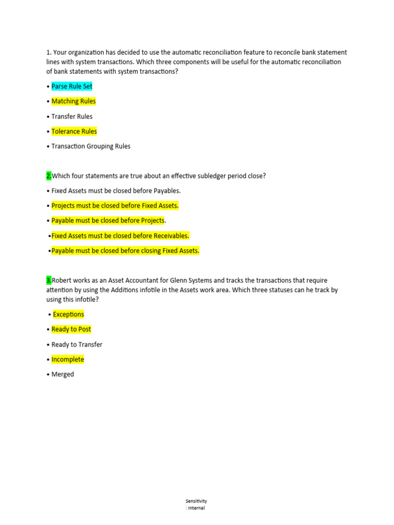 Oracle Financial Mcqs Pdf Accounts Payable Debits And Credits