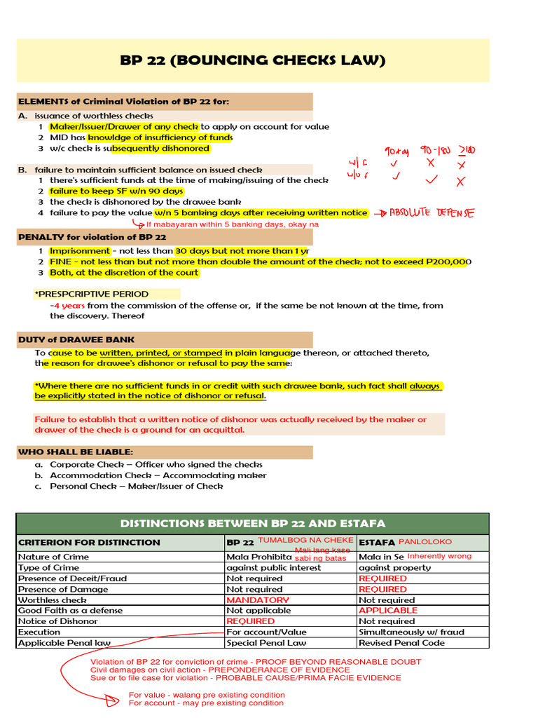 RFBT Anti-Bouncing Checks Law | PDF | Criminal Law | Fraud