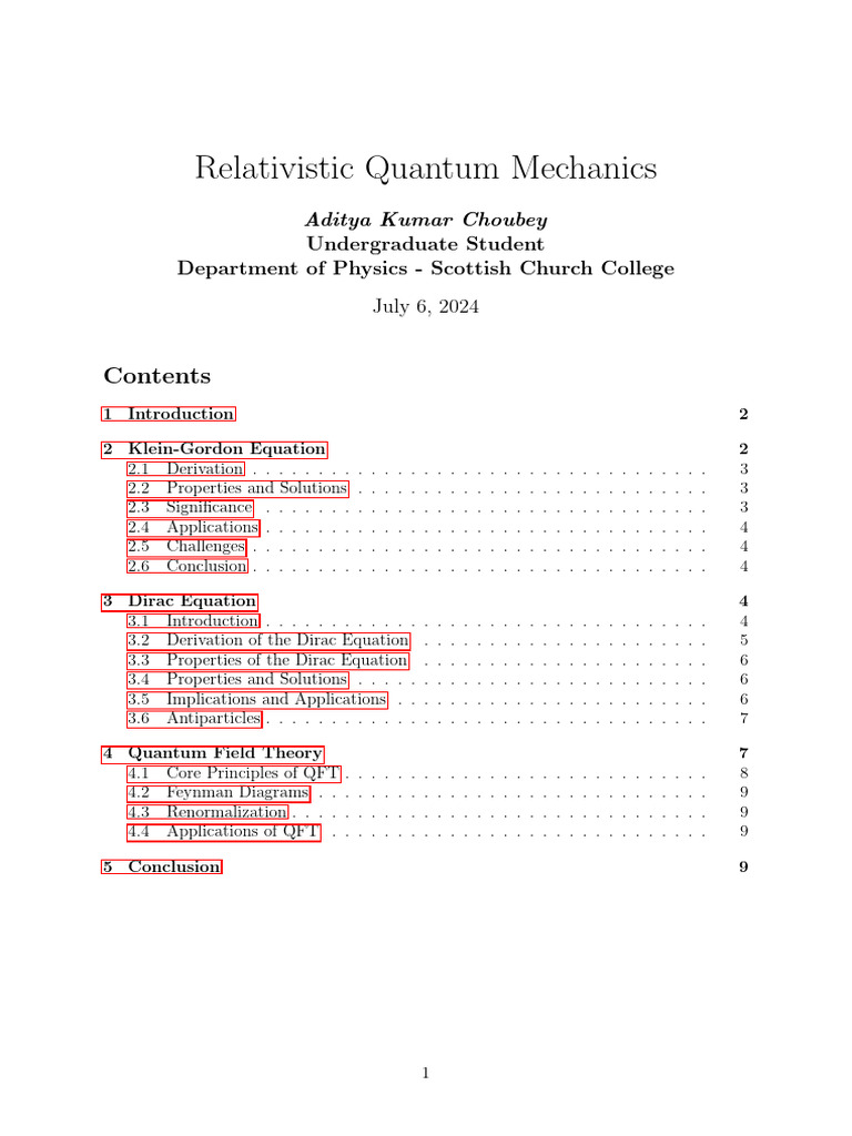 Relativistic Dirac | PDF | Quantum Field Theory | Field (Physics)