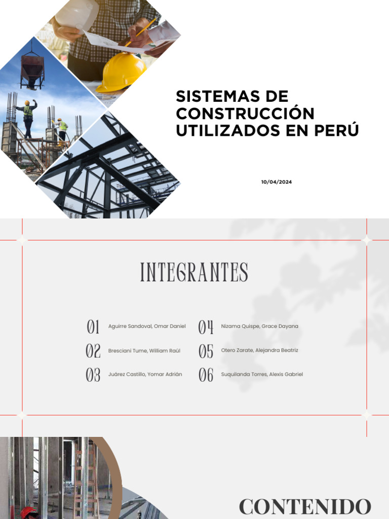 Sistemas de Construcción en Perú | PDF | Hormigón | Acero