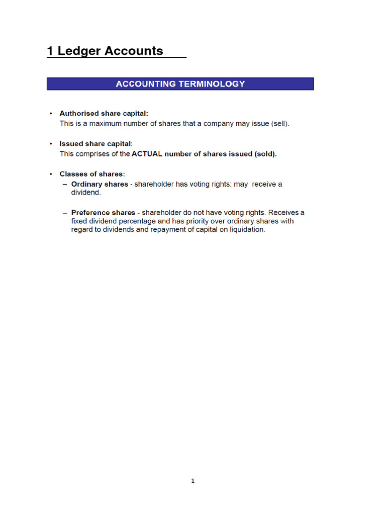 Share Capital Solution Pdf Dividend Debits And Credits