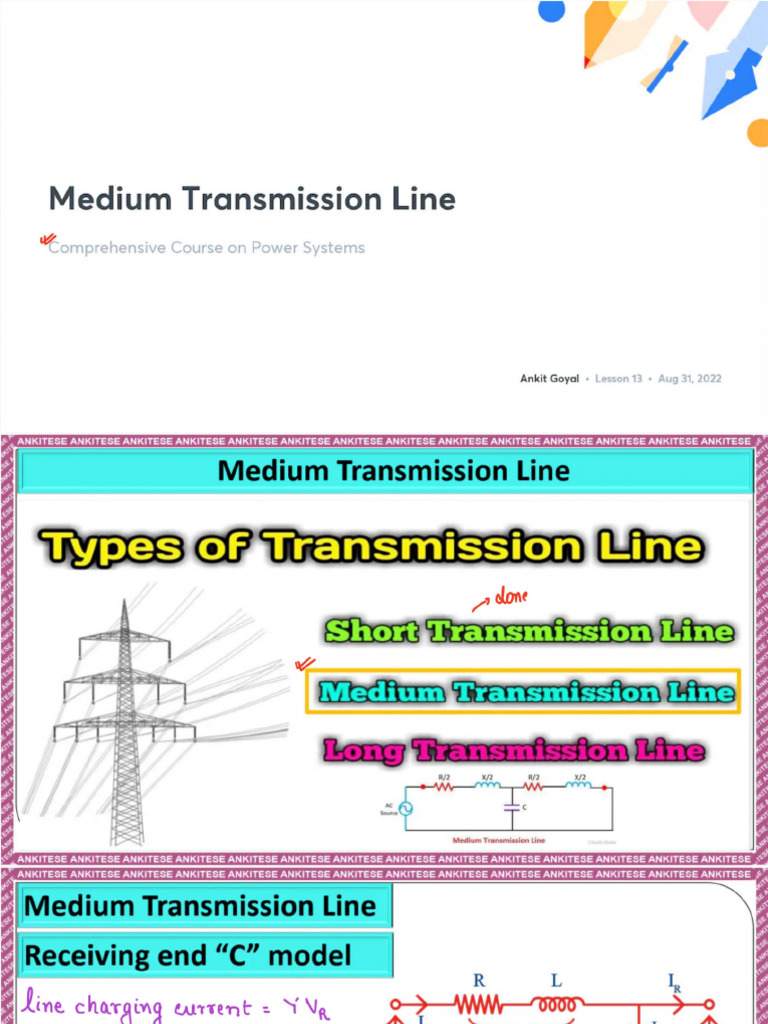 Medium Transmission Line | PDF