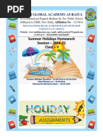 Holiday Homework UKG | PDF