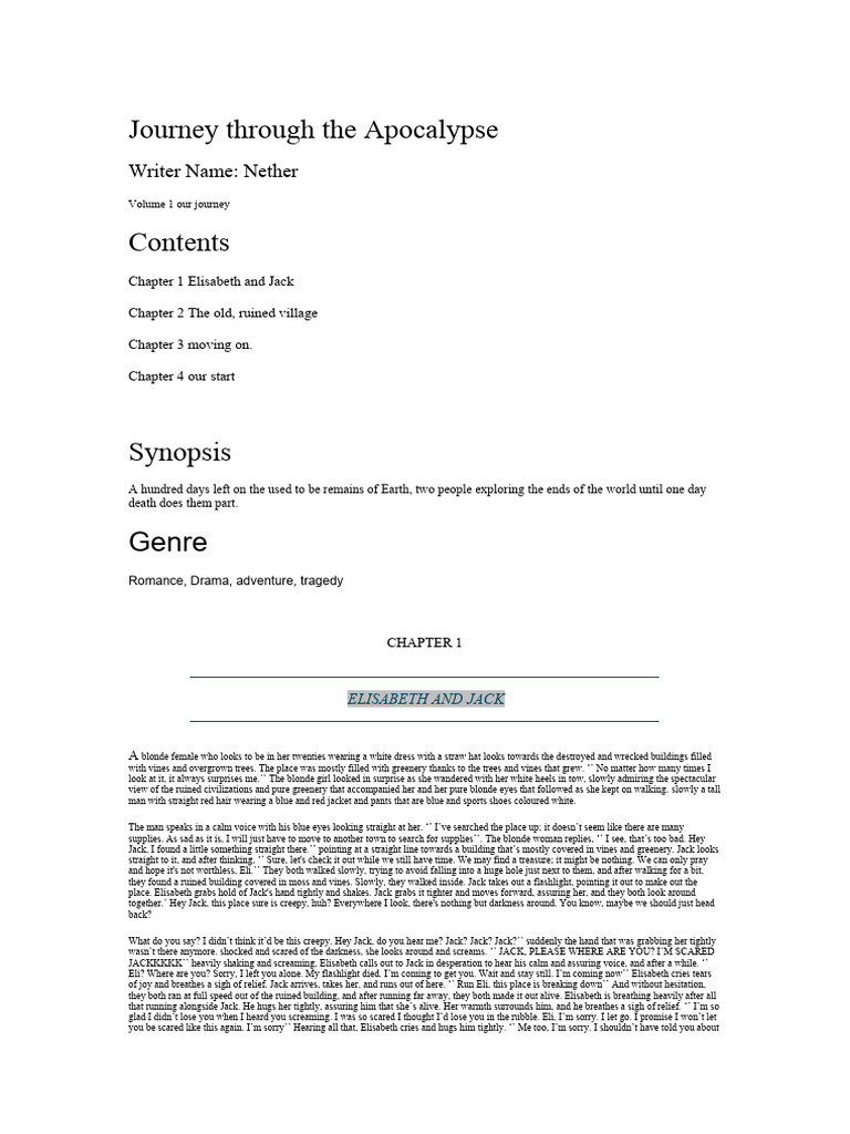 Journey Through The Apocalypse | PDF