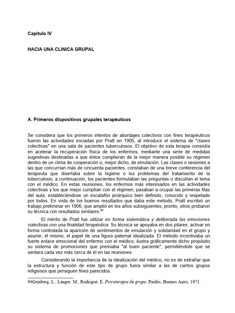 AMFernandez - Hacia Una Clinica de Lo Grupal - Cap4 - CampoGrupal | PDF