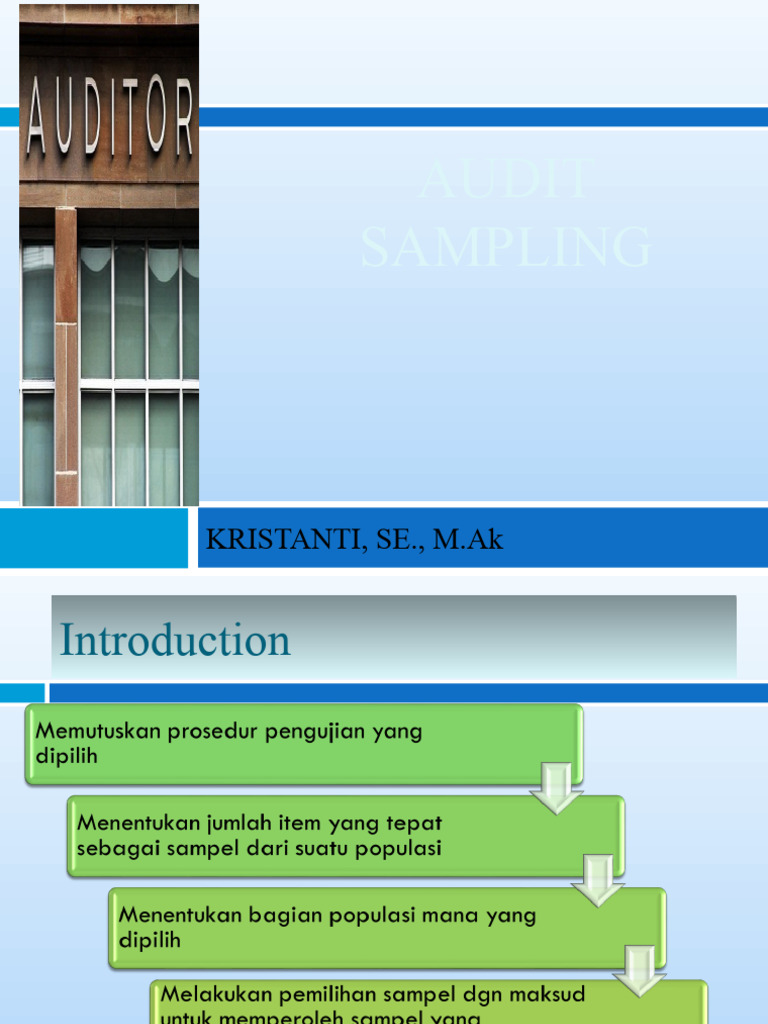 Materi 3 - Audit Sampling | PDF