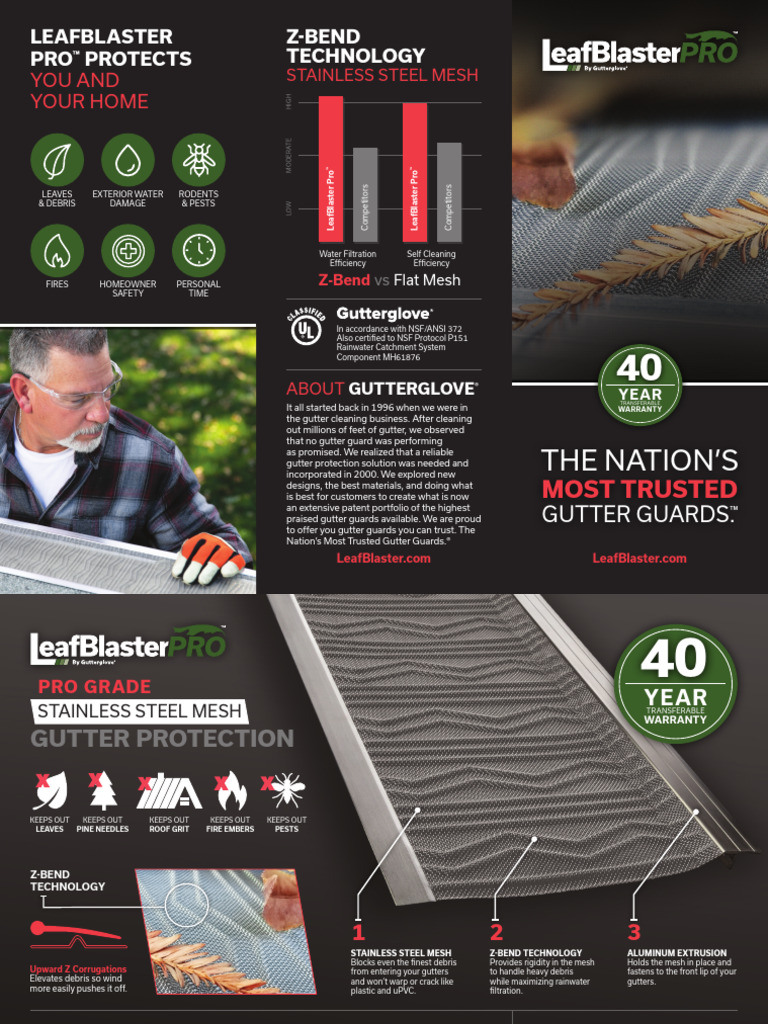 LeafBlaster Pro Brochure | PDF | Building Materials | Secondary Sector ...