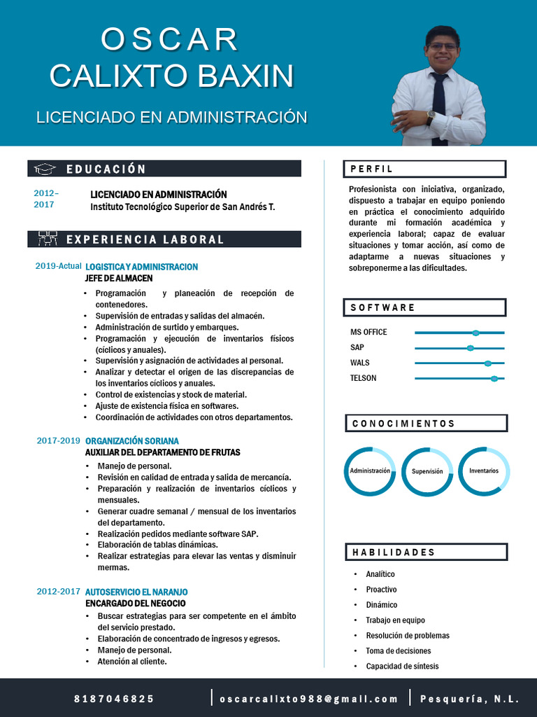 CV Actualizado 2024 | PDF
