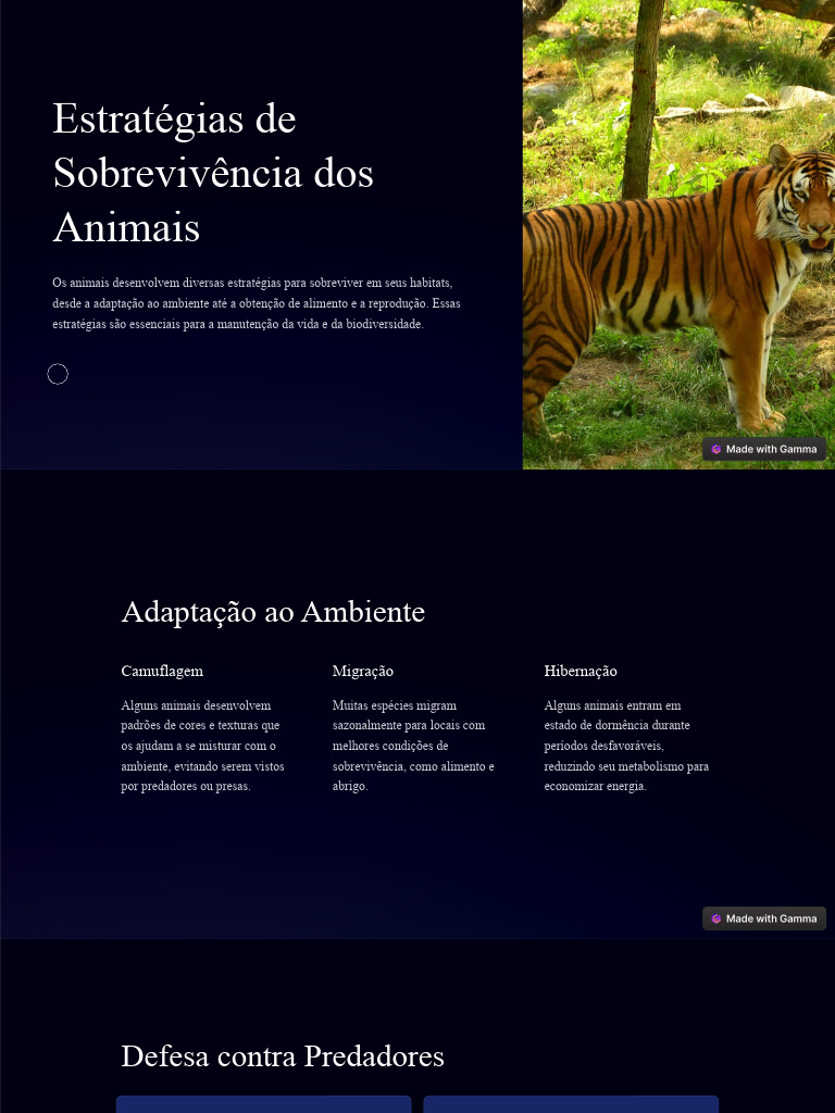 Estrategias-de-Sobrevivencia-dos-Animais B | PDF | Ambiente natural ...