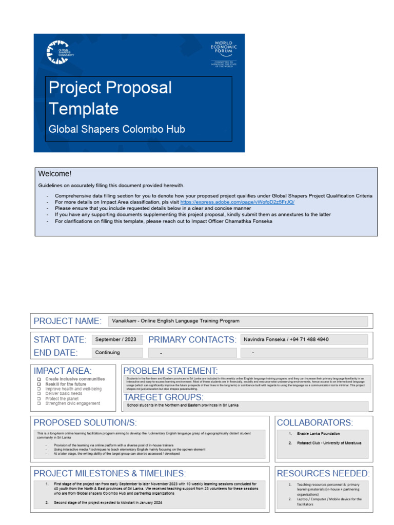 Vannkam - Project Proposal Template | Download Free PDF | Learning ...