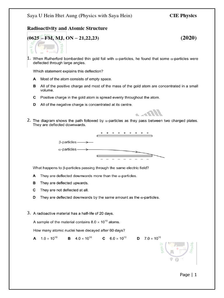 Radioactive and Atomic Structure (P 2) | PDF | Physical Sciences | Natural Sciences