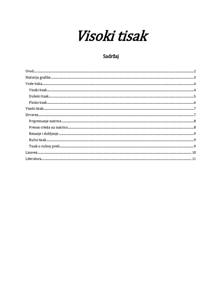 Toaz - Info Visoki Tisak PR | PDF