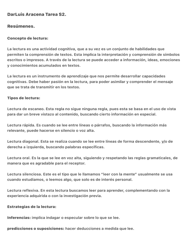 DarLuis Aracena Tarea S2 ESP. | PDF | Aprendizaje | Psicología cognitiva