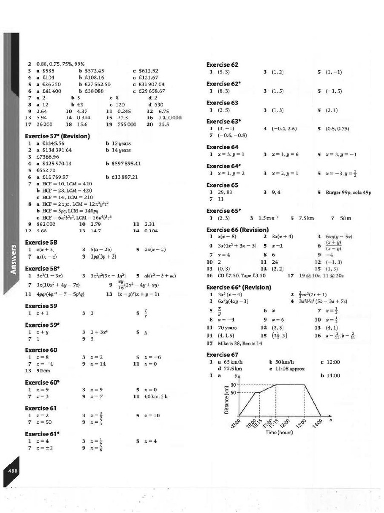 Exercise Sheets Edexcel Math B 176 | PDF