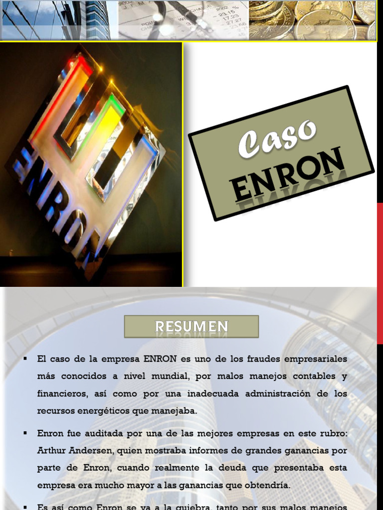 Caaso Enron | PDF | Enron | Sarbanes-Oxley