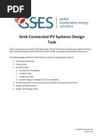 Fixed Solar Mounting Structure Drawing | PDF | Equipment
