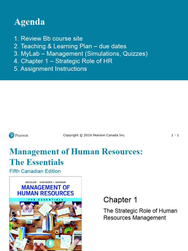 Chapter 1 Slides | PDF | Human Resource Management | Human Resources