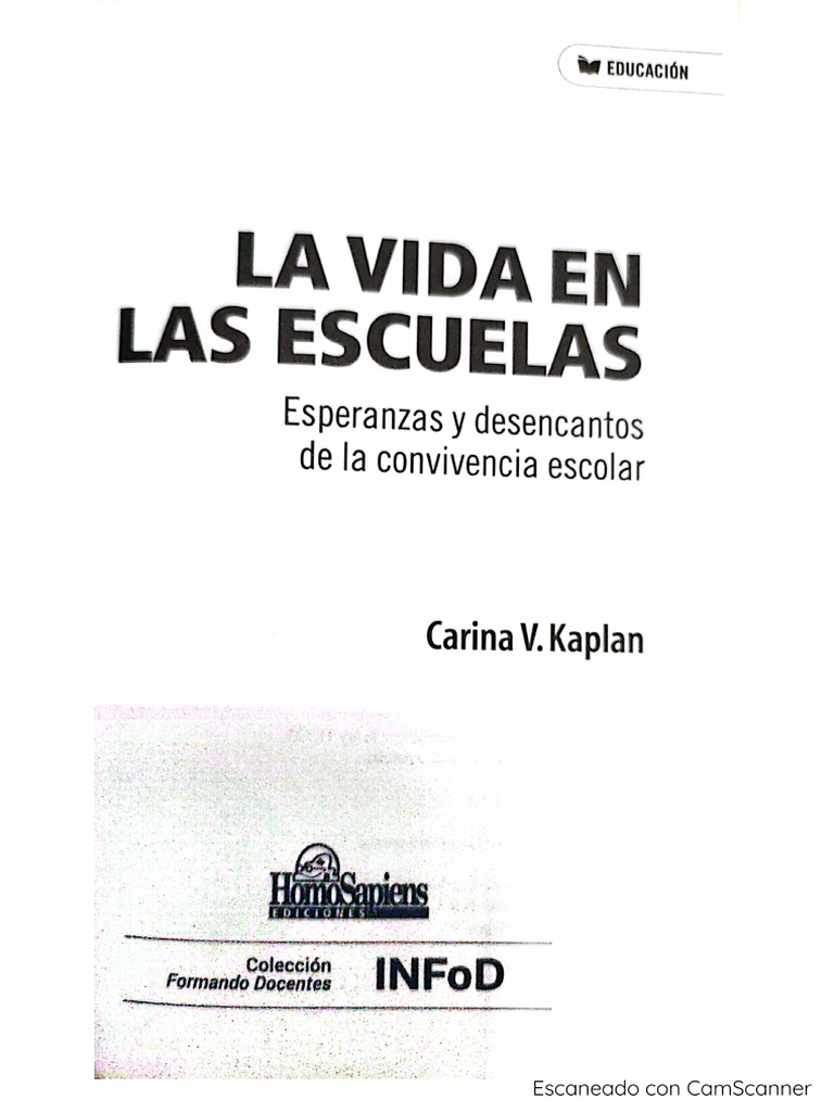 Carina_Kaplan_-_La_vida_en_las_Escuelas | PDF