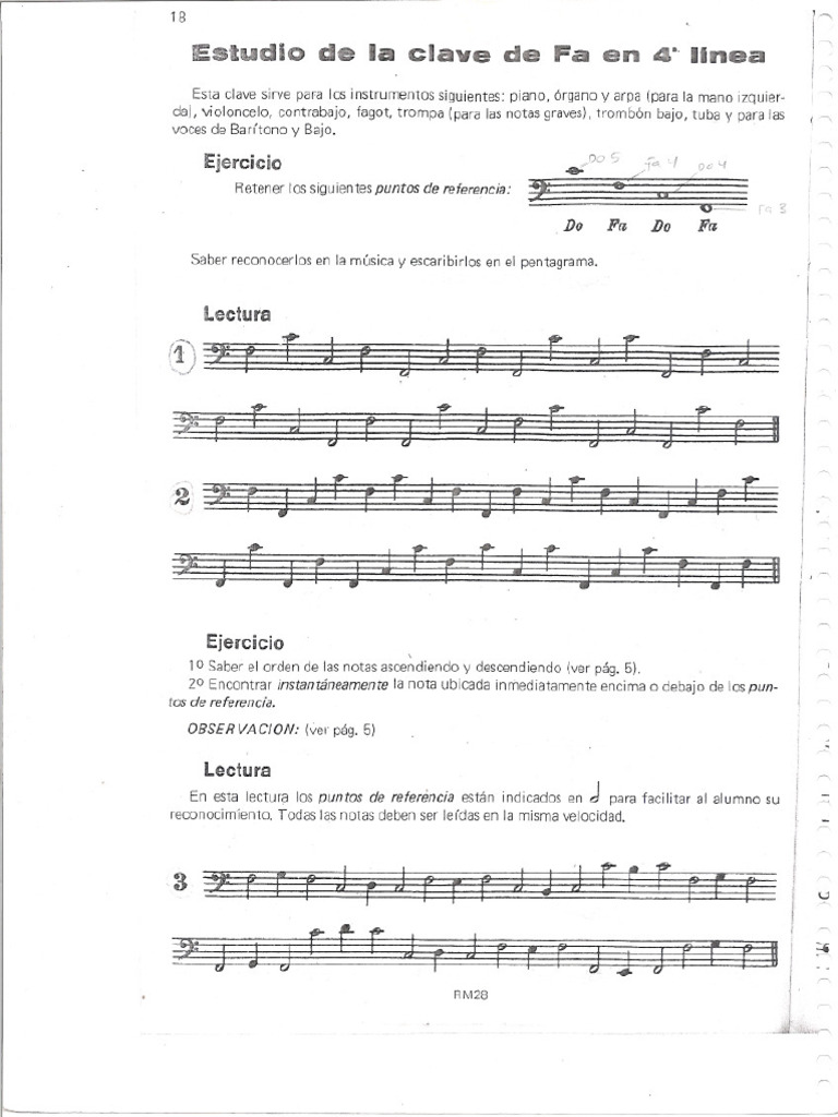 Clave de F | PDF