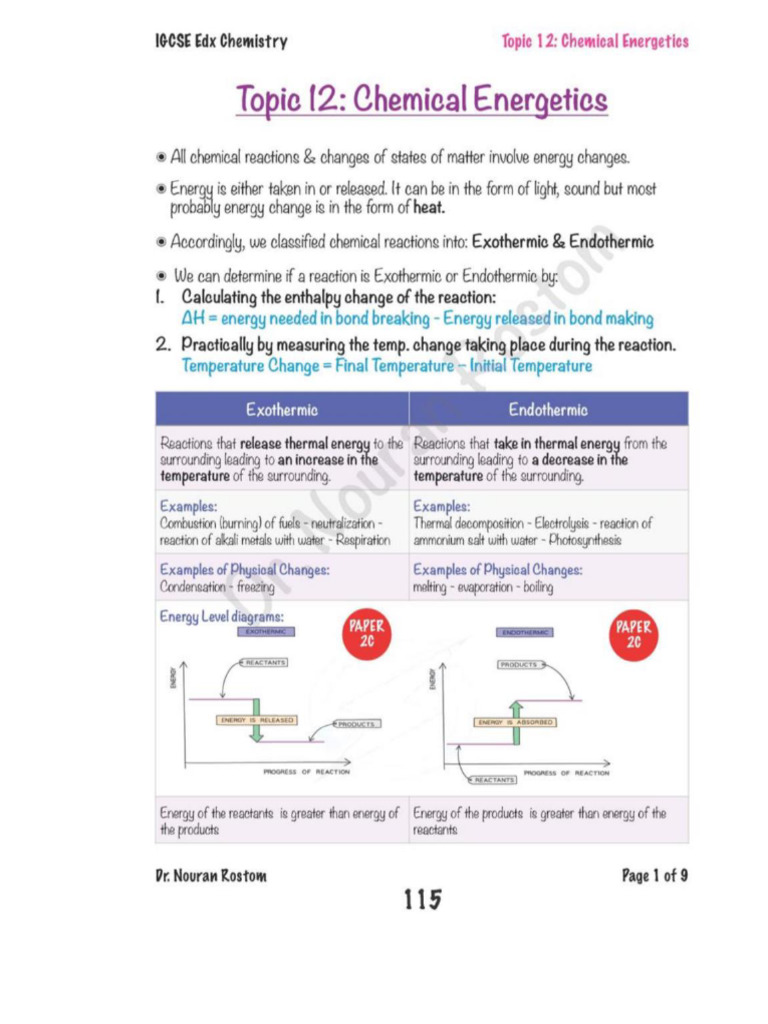Energetics EDEX | PDF