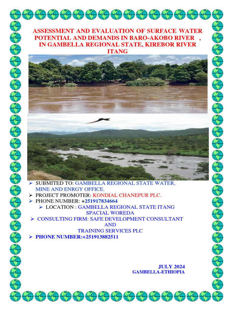 Gambella Surface and Undergrad Water Potential | PDF | Groundwater | Water