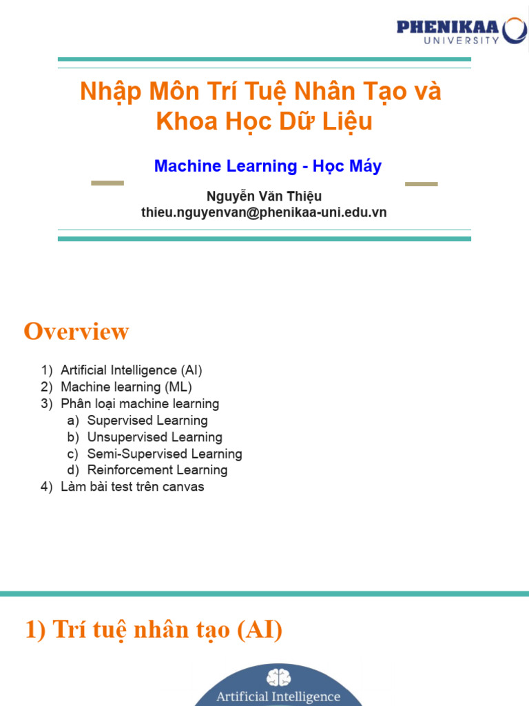 3-Machine Learning - V2-2024 | PDF