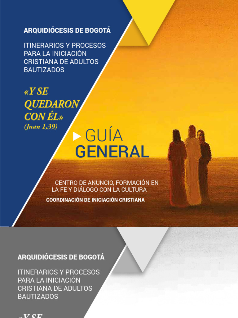 Guia general - Itinerario de adultos bautizados_1 | Descargar gratis PDF | Jesús | Juan el apóstol