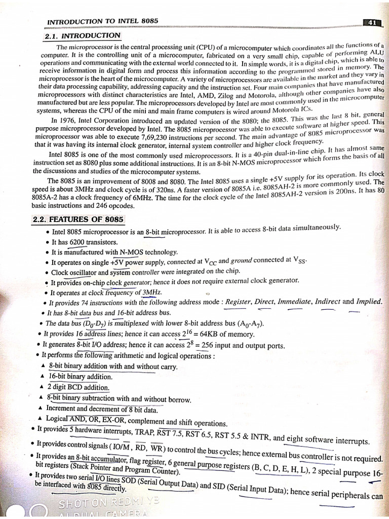 Microprocessor Chap-2 | PDF