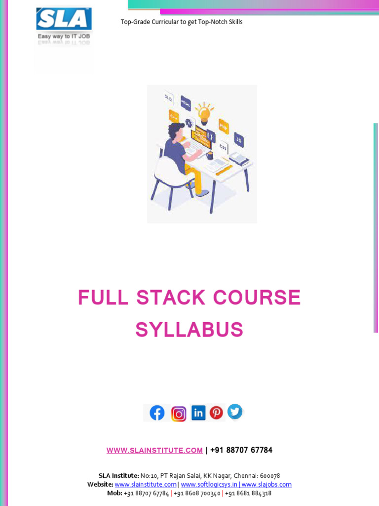 Full-Stack-Developer-Course-Syllabus | Download Free PDF | Html5 | Software Full-Stack-Developer-Course-Syllabus | Download Free PDF | Html5 | Software