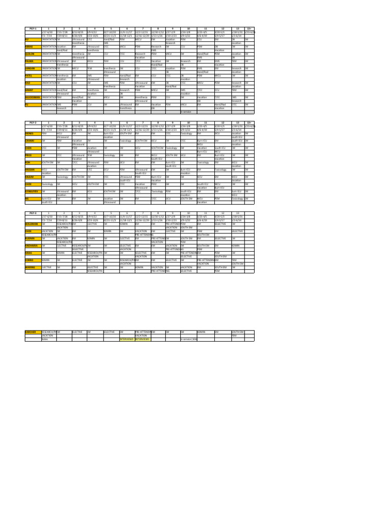 Block Schedule 2019-2020 | PDF