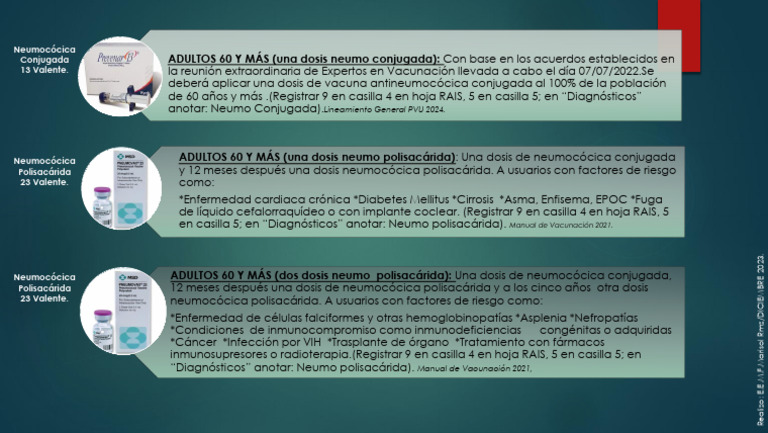 Vacunación Neumocócica para Adultos 60+ | PDF | Salud y bienestar