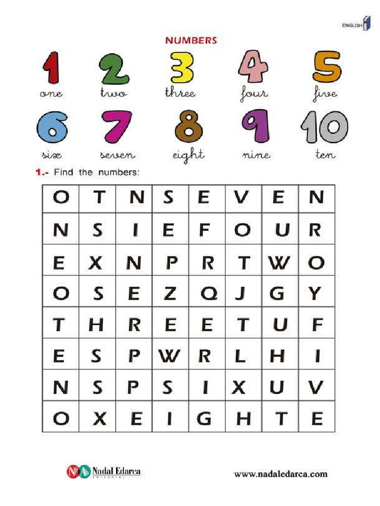 Number 1 - 10, 11 - 20 | PDF