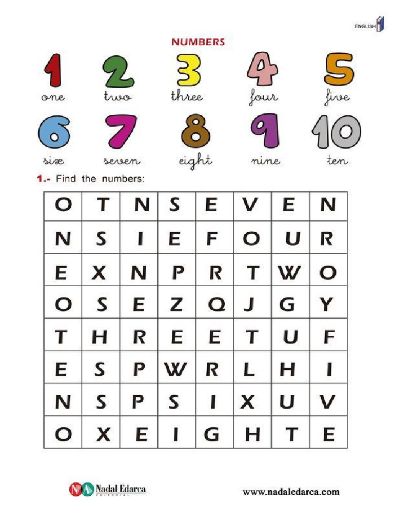 Number 1 - 10, 11 - 20 | PDF