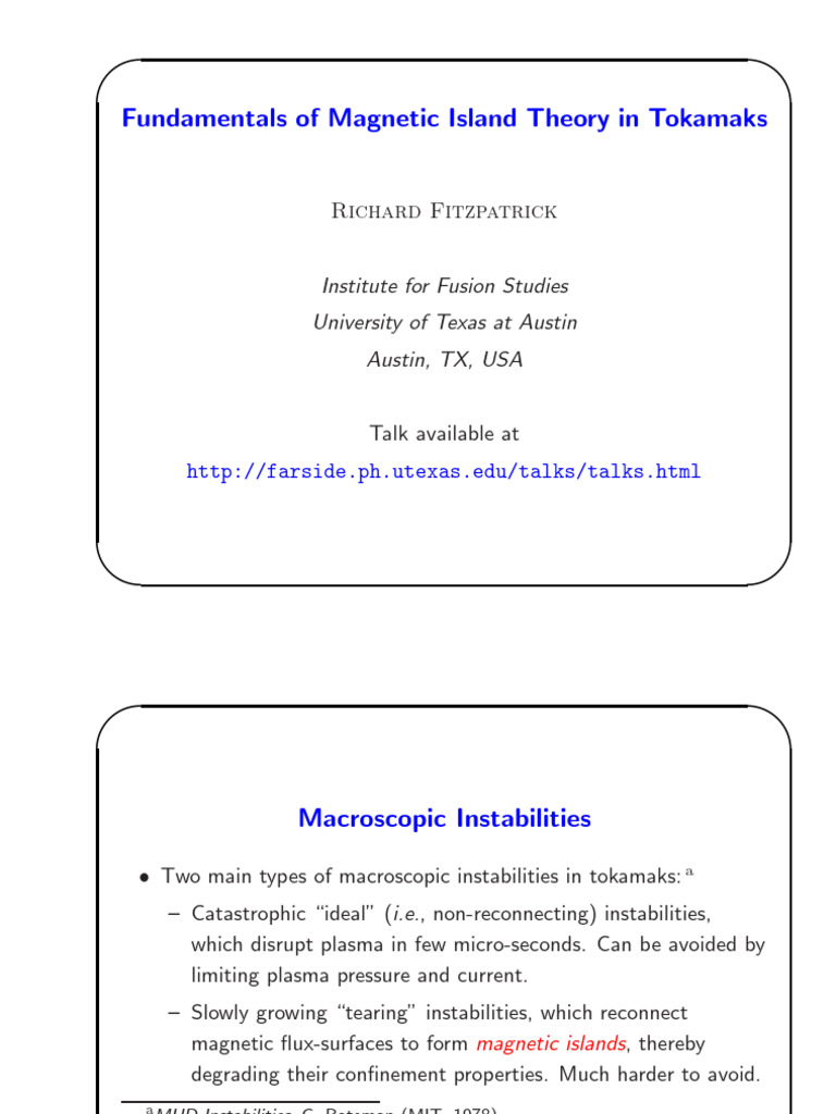 Fitzpatrick Richard Talk | PDF | Materials Science | Mechanics