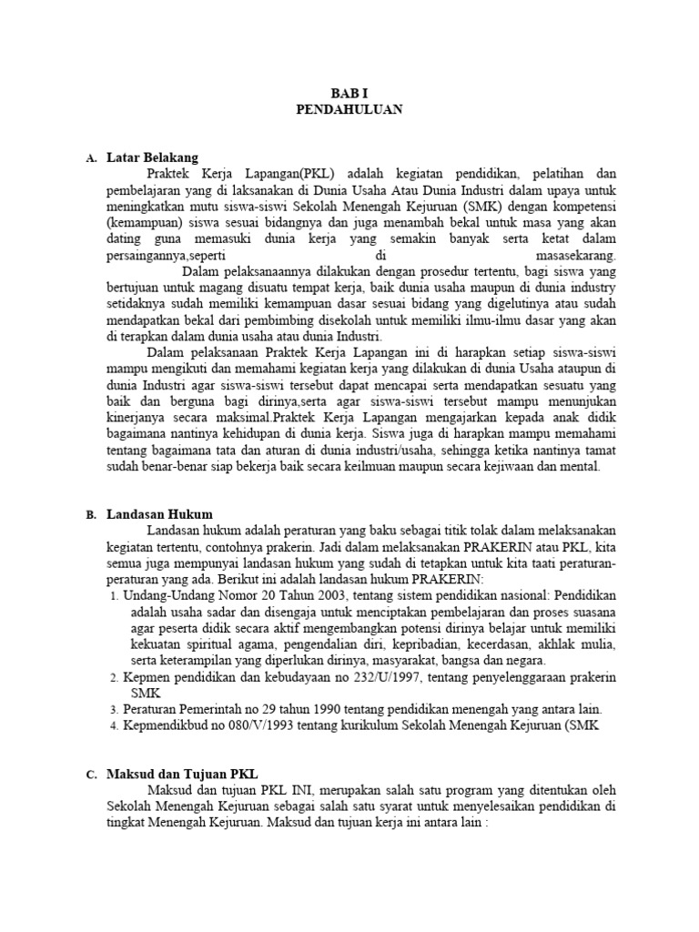 Laporan PKL Pai - Tiger | PDF