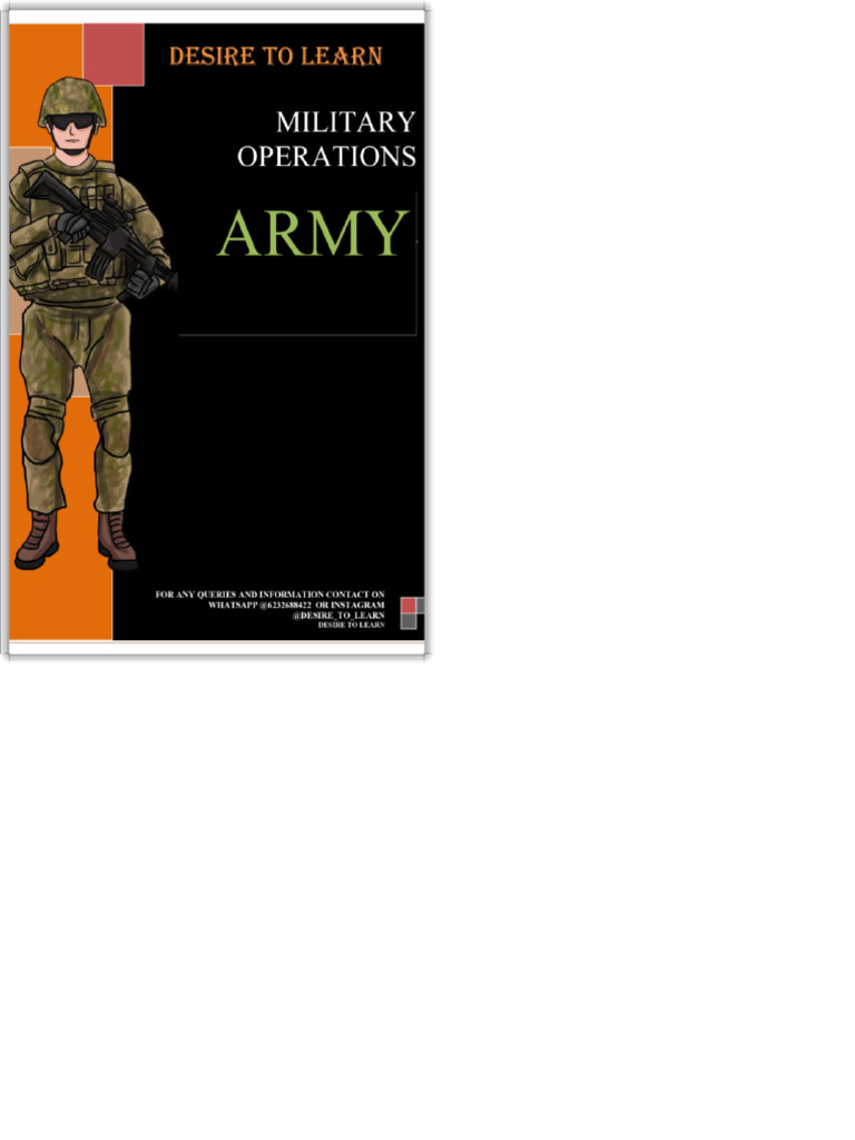 Army Operations | PDF