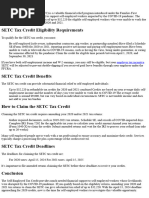 SETC IRS 2024 PDF - COVID-19 Self-Employed Tax Credits: Form 7202 ...