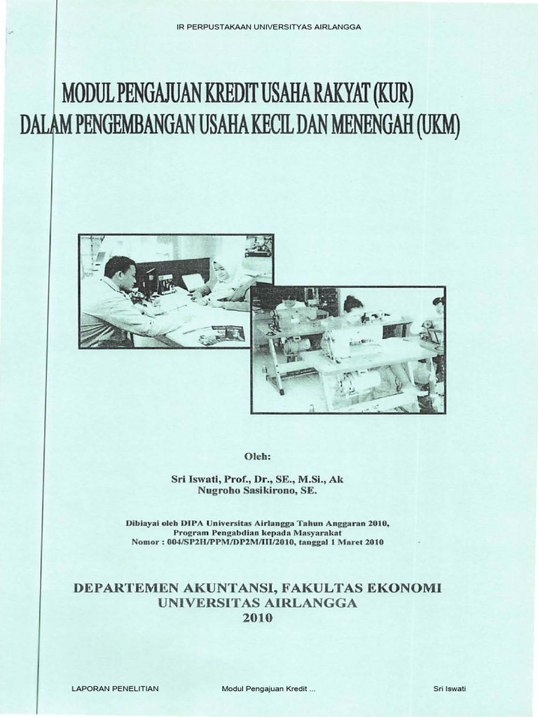 Modul Pengajuan Kredit Usaha Rakyat (KUR) | PDF