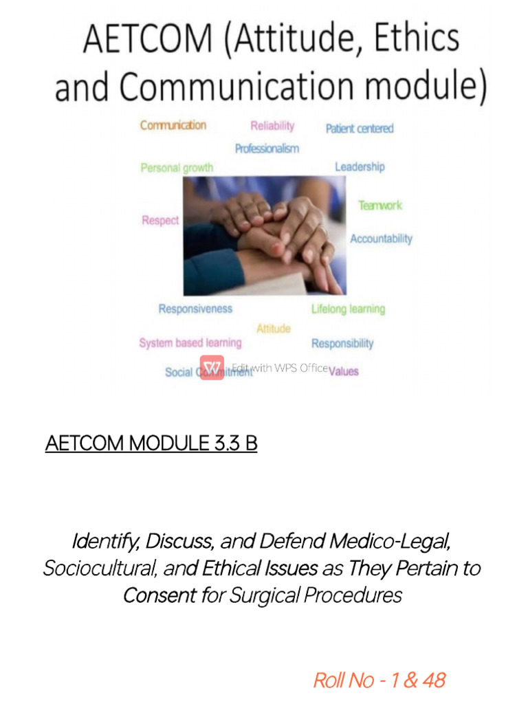 Consent For Surgical Procedures Presentation With Content | PDF ...
