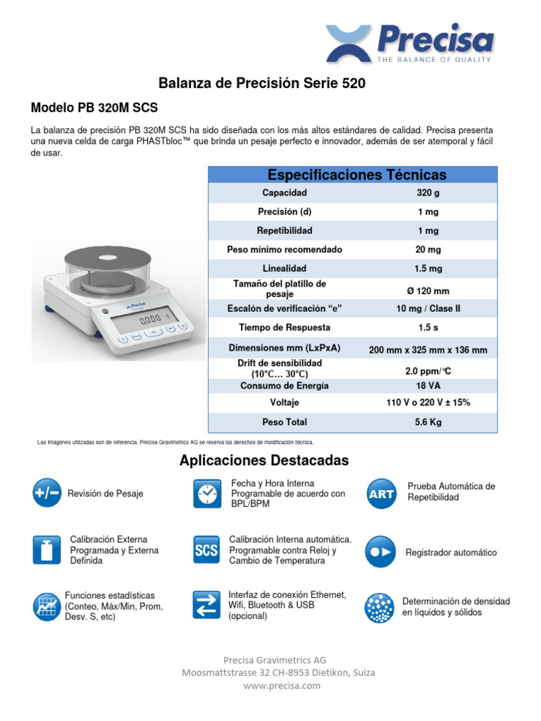 Ficha Técnica 520 PB 320M SCS | PDF | Informática