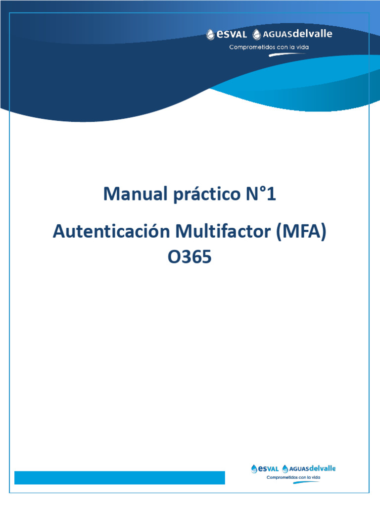 Manual N°1 de Configuración MFA O365 | PDF | Autenticación | Contraseña