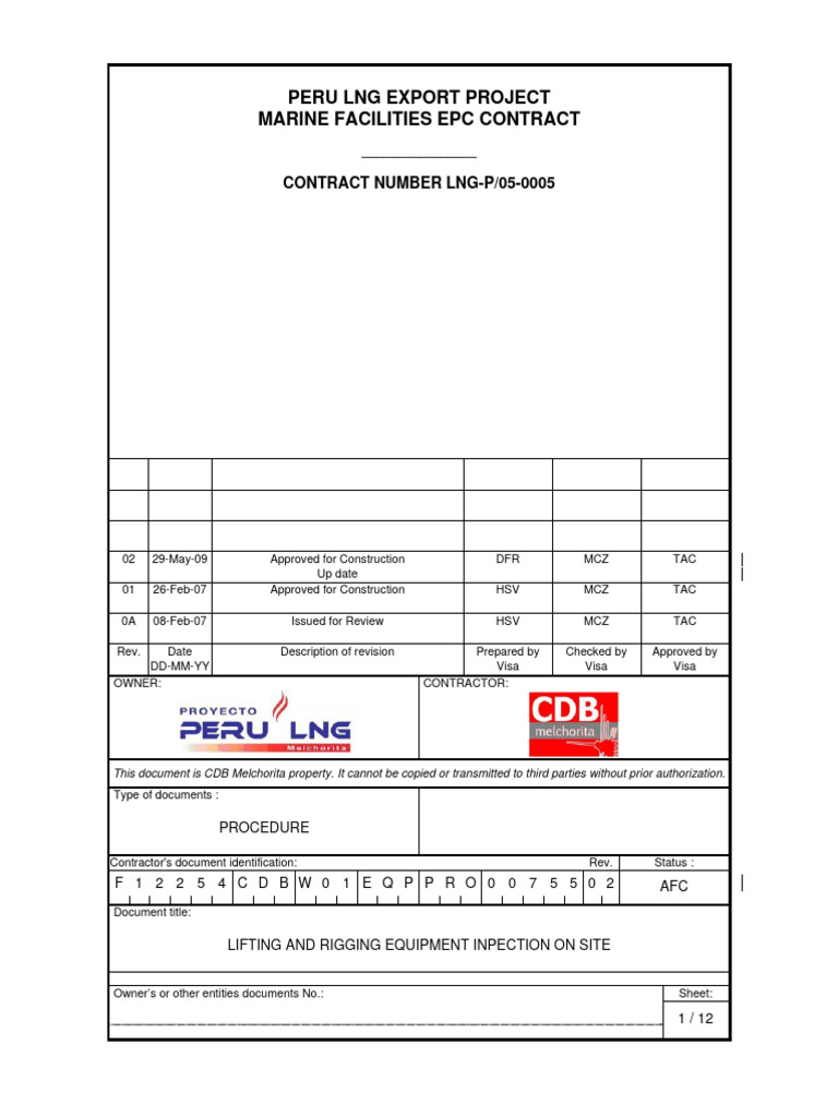 F12254-Cdb-W01-Eqp-Pro-00755 - 02 Lifting and Rigging Equipment ...